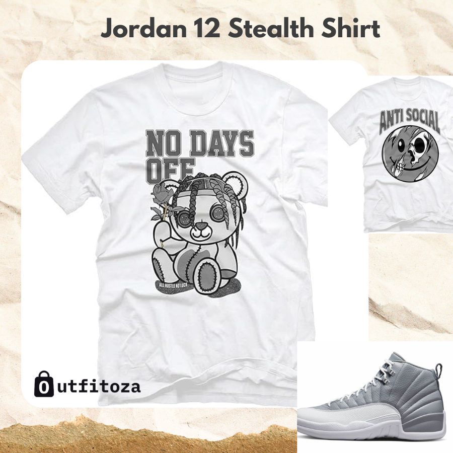 Jordan 12 Stealth Shirt: Perfect Match For Sneakers